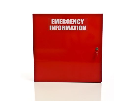 Emergency Information Cabinet | Large | Metal | Locked | Buy Online